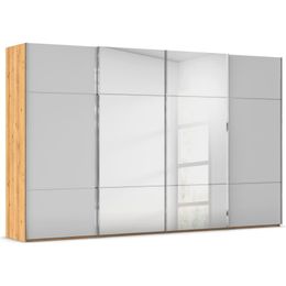 Rauch Schwebet&uuml;renschrank &raquo;Kleiderschrank Schrank Garderobe Schlafzimmerschrank SCALE-TRIO&laquo; edle dreigeteilte Front mit 2 Zierleisten Spiegel/Glas 