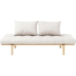 Karup Design Daybett &raquo;Pace&laquo; Set, 2 Stk. tlg. aus massiven Kiefernholz, inkl. Futonmatratze beige