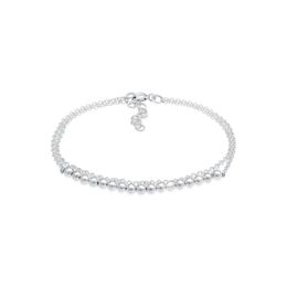 Elli Damen Armband &raquo;Basic Layer Kettchen Kugeln Geo Design 925 Silber&laquo; silber