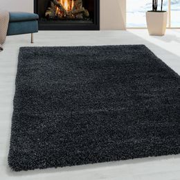 Ayyildiz Teppiche Hochflor-Teppich &raquo;FLUFFY 3500&laquo; rechteckig 50 mm H&ouml;he Langflor, Shaggy, uni, robust, auch in rund erh&auml;ltlich, Wohnzimmer grau Polypropylen (PP)