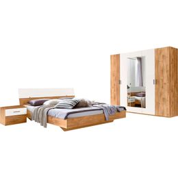 wimex Schlafzimmer-Set &raquo;Katrin&laquo; Set, bestehend aus Schrank, Bett und zwei Nachttischen, 4 Stk. tlg. wei&szlig;