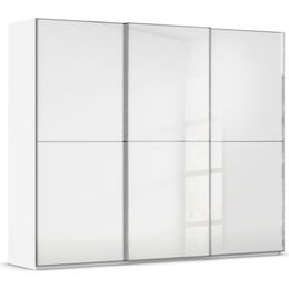 Rauch Schwebet&uuml;renschrank &raquo;Kleiderschrank Schrank Garderobe Schlafzimmerschrank SCALE-DUO&laquo; edle zweigeteilte T&uuml;ren Glas-Front mit 3 Zierleisten MADE 