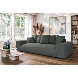 Home Affaire Big-Sofa &raquo;LAKESIDE 3-Sitzer Schlafsofa mit Bettkasten, Breite 256,5 cm&laquo; Liegefl&auml;che 168,5x195 cm, hoher Sitzkomfort, Ma&szlig;e B/T/H: 256/122/