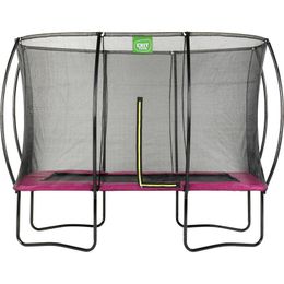 EXIT Gartentrampolin &raquo;Silhouette&laquo; BxT: 214x305 cm, mit Sicherheitsnetz rosa