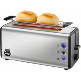 Unold Elektro Toaster &raquo;Onyx Duplex 38915&laquo; 2 lange Schlitze f&uuml;r 4 Scheiben 1400 W schwarz Toaster