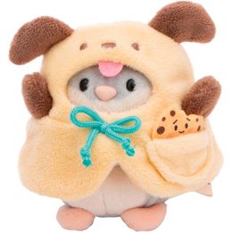 Nici Kuscheltier &raquo;mymochi, Hamster Shai, 8 cm&laquo; mit Keks und Hundekost&uuml;m, in Geschenkbox grau Kuscheltier