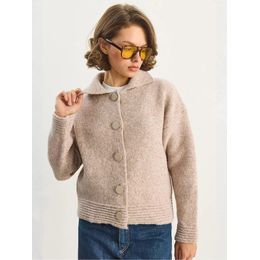 Bianco Lucci Knit Cardigan female Beige size S/L