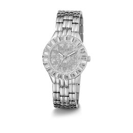 Guess Analog Watch 'FIREWORK' female Silver size One Size