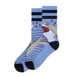 American Socks Socks 'Shark Strike - Mid High' male Blue size ONE SIZE