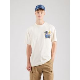 TOPMAN T-Shirt Herren Gr&ouml;&szlig;e L creme / blau / gelb / schwarz