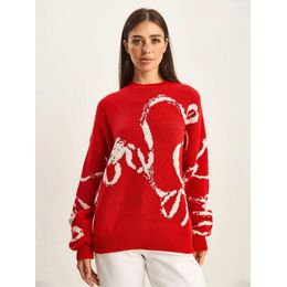 Bianco Lucci Sweater female Red size S/L