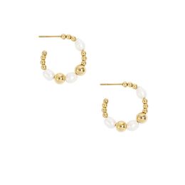 A&c Oslo &ndash; Nordic Design Jewellery Earrings 'Tone Damli - Pearls' female Gold size One Size