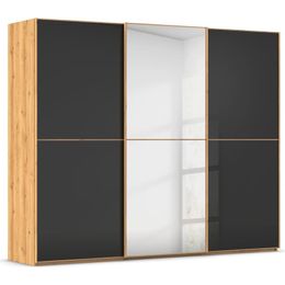 Rauch Schwebet&uuml;renschrank &raquo;Kleiderschrank Schrank Garderobe Schlafzimmerschrank SCALE-DUO&laquo; edle zweigeteilte T&uuml;ren Spiegel/Glas-Mix 3 Zierleisten MADE