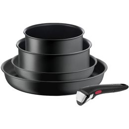 Tefal Topf-Set &raquo;Ingenio Ultimate, Topf und Pfannenset abnehmbarer Griff, stapelbar&laquo; Set, 2x Kasserollen &Oslash; 16/20 cm, 2x Pannen &Oslash; 22/28 cm, 1x abnehmbarer 