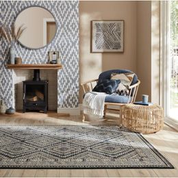 FLAIR RUGS Teppich &raquo;Ada Baumwolle&laquo; rechteckig 10 mm H&ouml;he 100% Baumwolle, Teppich, Wohnzimmer, Schlafzimmer, Esszimmer beige Baumwolle