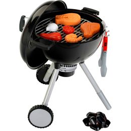 klein Kinder-K&uuml;chenset &raquo;Weber Spiel-Kugelgrill One Touch Premium&laquo; mit Licht und Sound, Made in Germany schwarz Kunststoff