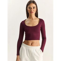 Bianco Lucci Shirt female Purple size M