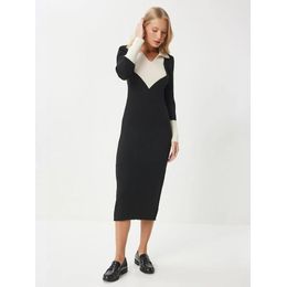 Happiness İstanbul Knitted dress female Black size S/M