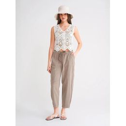Mixray Pants female Beige size M