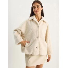 Bianco Lucci Between-Season Jacket female Beige size M