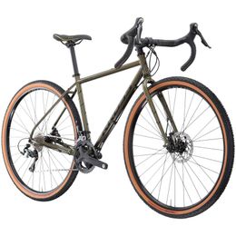 Gravelbike &raquo;KROSS Gravelbike Esker 4.0 28" gr&uuml;n&laquo; 20 Gang Shimano TIAGRA 4700 Schaltwerk Kettenschaltung gr&uuml;n Gravelbike