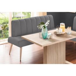 exxpo - sofa fashion Sitzbank &raquo;Costa, moderne R&uuml;ckensteppung, bequem und elegant, hoher Holzfu&szlig;&laquo; hochwertige Detailverarbeitung, Frei im Raum stellbar