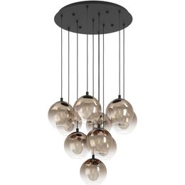 Eglo H&auml;ngeleuchte &raquo;ARISCANI 1 Pendellampe - Stahl - E27 - 10X60W - IP20&laquo; E27 1 Stk. H&auml;ngelampe, Deckenlampe, Wohnzimmer, Esszimmer, H110 x &Oslash;64,5 cm