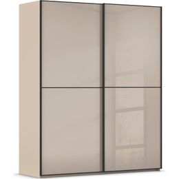 Rauch Schwebet&uuml;renschrank &raquo;Kleiderschrank Schrank Garderobe Schlafzimmerschrank SCALE-DUO&laquo; edle zweigeteilte T&uuml;ren Glas-Front mit 3 Zierleisten MADE 