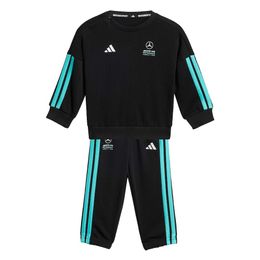 adidas Performance Jogginganzug 'AMG Petronas Formula 1 Team' Jungen Gr&ouml;&szlig;e 104 aqua / schwarz / wei&szlig;