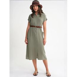 Mixray Shirt Dress female Green size S
