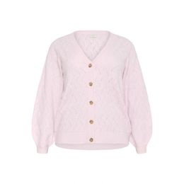 Kaffe Curve Knit Cardigan 'Anita' female Pink size S