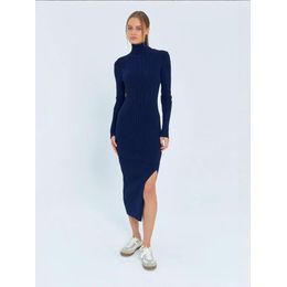 MixRay Strickkleid Damen Gr&ouml;&szlig;e S/L blau