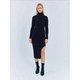 Mixray Knitted dress female Black size S/L