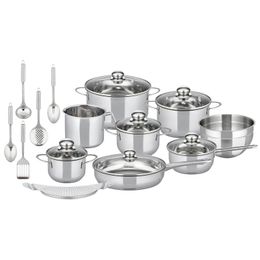 ELO Basic Topf-Set &raquo;Prima Tavola Edelstahl Topfset 20-teilig&laquo; Set, 20 Stk. tlg. Edelstahl 201