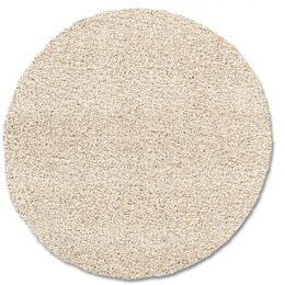 OCI DIE TEPPICHMARKE Teppich &raquo;LOBBY SHAGGY&laquo; rund 52 mm H&ouml;he Wohnzimmer beige Polypropylen (PP)