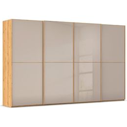 Rauch Schwebet&uuml;renschrank &raquo;Kleiderschrank Schrank Garderobe Schlafzimmerschrank SCALE-DUO&laquo; edle zweigeteilte T&uuml;ren Glas-Front mit 3 Zierleisten MADE 
