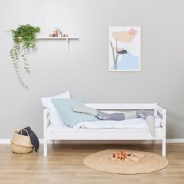 Hoppekids Einzelbett &raquo;ECO Comfort Kinderbett, Kiefer Massivholz, Jugendbett inkl. Rollrost&laquo; 70x160 cm, wahlweise in verschieden Farben/ Matratze/ 