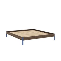Karup Design Bettgestell &raquo;CORE BED Bodenbett, Holzrahmen, Futonbett, Jugendbett, Holzbett&laquo; Massivholzbett mit Lattenrost, Kiefer massiv, Doppelbett ohne Kopfteil