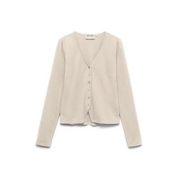 Vero Moda Curve Knit Cardigan 'AWCPatricia' female Beige size 52/54