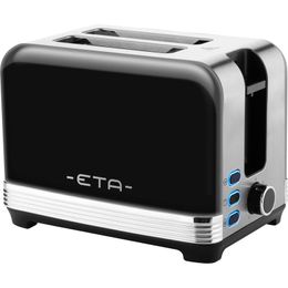 2THETA eta Toaster &raquo;STORIO ETA916690020&laquo; 2 kurze Schlitze 980 W 7 Br&auml;unungsstufen schwarz Toaster