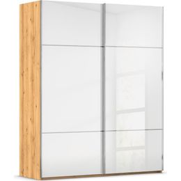 Rauch Schwebet&uuml;renschrank &raquo;Kleiderschrank Schrank Garderobe Schlafzimmerschrank SCALE-TRIO&laquo; edle dreigeteilte Front mit 2 Zierleisten Glasfront MADE 