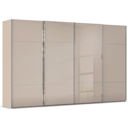 Rauch Schwebet&uuml;renschrank &raquo;Kleiderschrank Schrank Garderobe Schlafzimmerschrank SCALE-TRIO&laquo; edle dreigeteilte Front mit 2 Zierleisten Glasfront MADE 