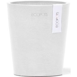 Ecopots Blumentopf &raquo;Morinda Orchidee 11 Wei&szlig;&laquo; f&uuml;r den Innenbereich wei&szlig; Kunststoff