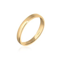 Elli Premium Damen Fingerring &raquo;Ehering Trauring Partnerring Basic 375 Gelbgold&laquo;