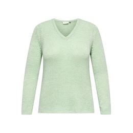 Only Carmakoma Pullover 'CARGeena' Damen Gr&ouml;&szlig;e 4XL hellgr&uuml;n