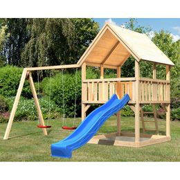Konifera Spielturm &raquo;Lenie C&laquo; BxTxH: 476x276x345 cm beige Holzwerkstoff