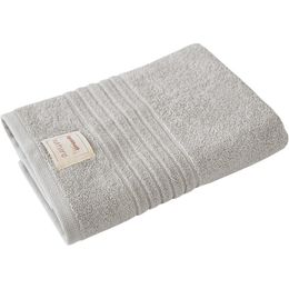 Dyckhoff Handtuch &raquo;Nature&laquo; silber Frottier, Obermaterial: 100% Baumwolle