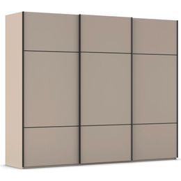 Rauch Schwebet&uuml;renschrank &raquo;Kleiderschrank Schrank Garderobe Schlafzimmerschrank SCALE-TRIO&laquo; edle dreigeteilte Front, 2 Zierleisten in Griff-Farbe MADE