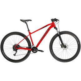 Mountainbike &raquo;KROSS MTB Hardtail Level 1.0 29" rot 18 G&auml;nge&laquo; 18 Gang Shimano Altus M2000 Schaltwerk Kettenschaltung rot Mountainbike