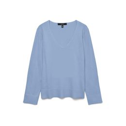 V&eacute;ro Moda VERO MODA Pullover 'VMSilje' Damen Gr&ouml;&szlig;e XXL himmelblau